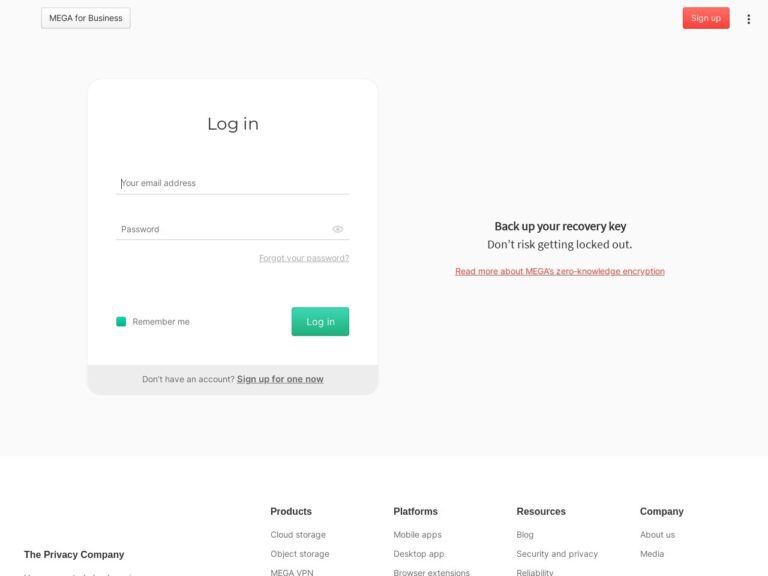 Inloggen bij Mega Account – Inloggen Bij