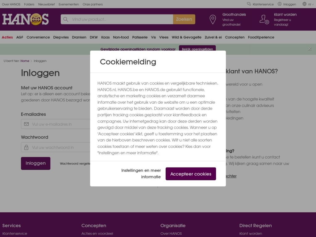 Inloggen bij Mijn Insite Hanos – Inloggen Bij