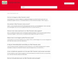 Inloggen bij Postcode Loterij Kan Niet – Inloggen Bij