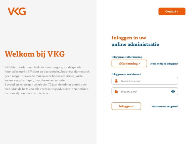Inloggen bij Vkg Adviseur – Inloggen Bij