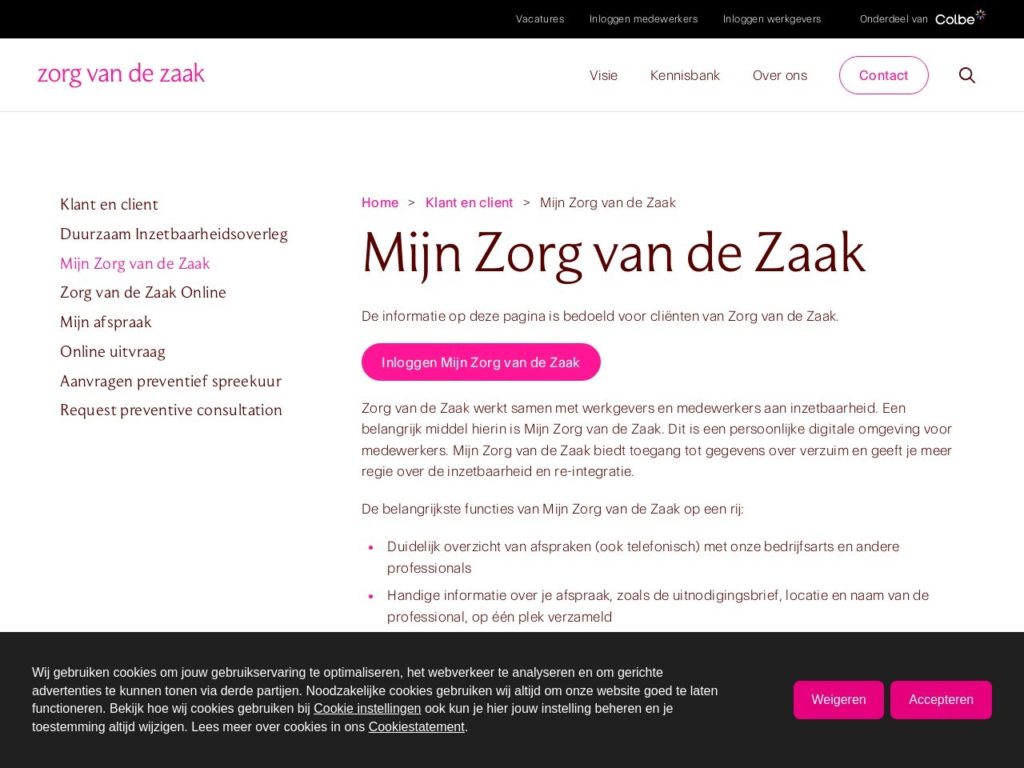 Inloggen bij Zorg Van De Zaak Werknemers – Inloggen Bij