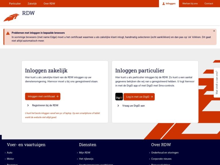 Inloggen bij Rdw Tenaamstellingscode – Inloggen Bij
