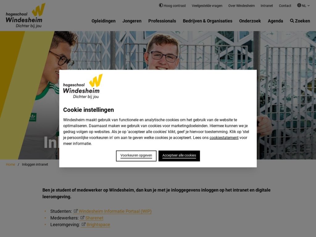 Inloggen bij Sharenet Windesheim – Inloggen Bij